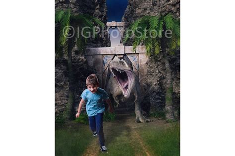 Dinosaur Digital Backdrop T Rex Digital Background Etsy