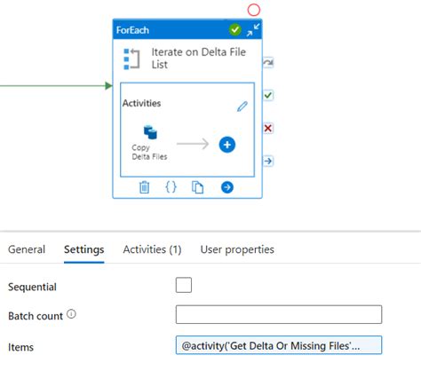 Moving Delta Missing Files Between Source And Sink Via Azure Data