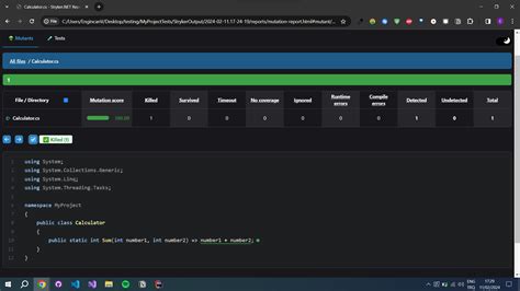 Mutation Testing In C With Stryker Engincan Veske