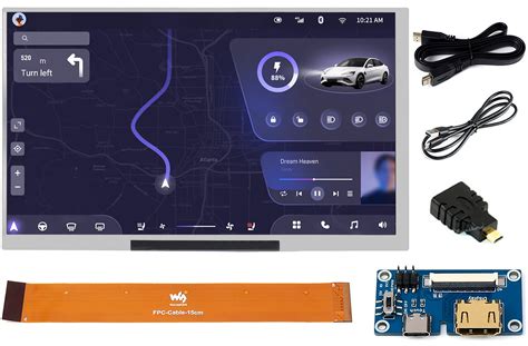 Waveshare Inch IPS Display X Pixel Integrated Thin And Light LCD With Adapter Board For