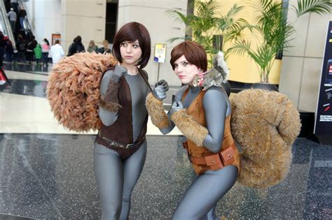 Squirrel Girls By Bevanmaria On Deviantart