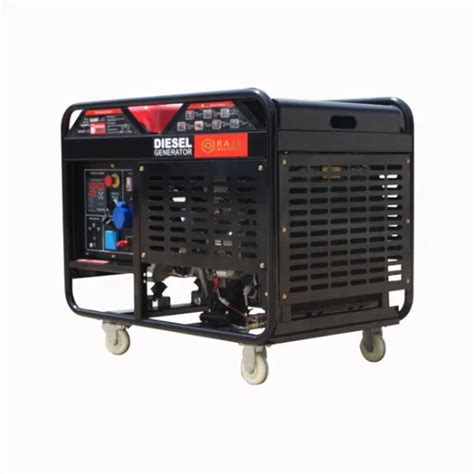 Double Cylinder Single Phase 11kva Diesel Generator For Dust
