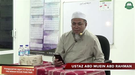 7 Feb 2020 Pengajaran Kisah Nabi Nuh Surah Al Muminun Ayat 23