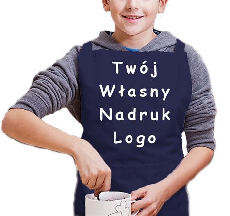 FARTUCH DLA DZIECKA KUCHENNY Z WŁASNYM NADRUKIEM 13410764577 Allegro pl