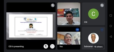 mohan hr on linkedin csi chennai ieee cs madras and acm chennai jointly