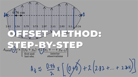 Offset Method Step By Step Area Calculation Approach Youtube