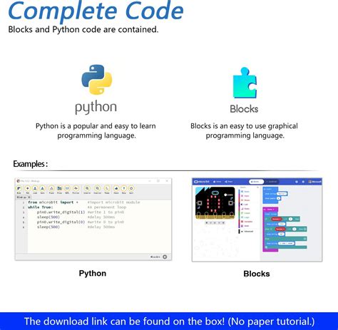 Freenove Super Starter Kit For BBC Micro Bit V Included Page Detailed Tutorial