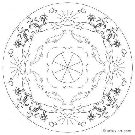 Ausmalbilder Sommer Mandala Schwer Sommer Mandalas Zum Ausdrucken