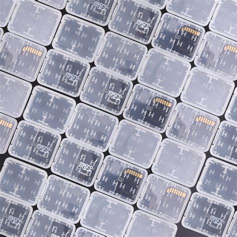 8 In 1 Micro Sd Memory Card Storage Box Travel Portable Anti Shock Card Case Mini Sd Sdhc Tf