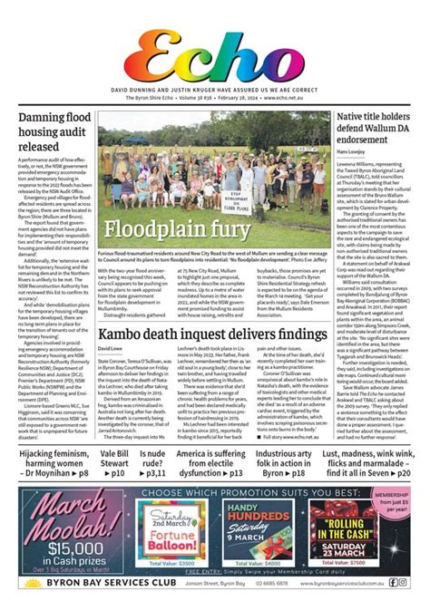 Editorial 2024 In The Rear View Mirror The Echo