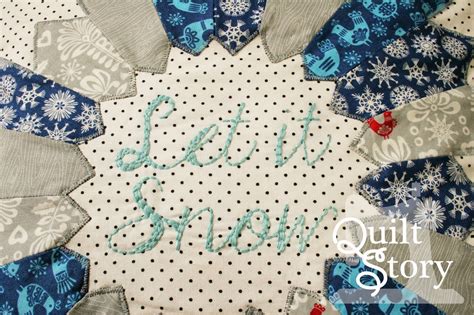 Quilt Story Snowflake Dresden Plate Tutorial