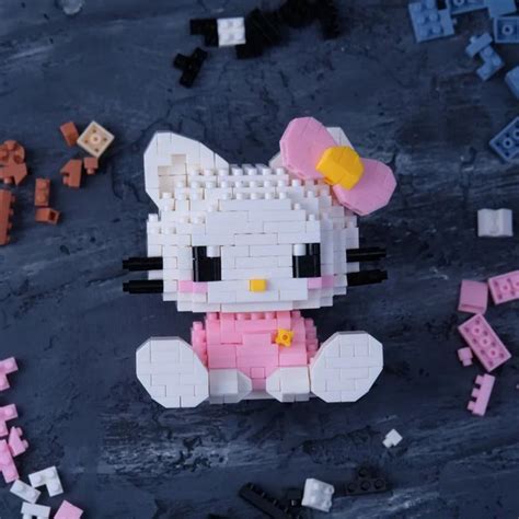 3Д конструктор из миниблоков набор Хеллоу Китти Май Мелоди Куроми купить на Ozon по низкой