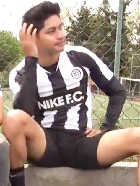 Footboller With Nice Bulge