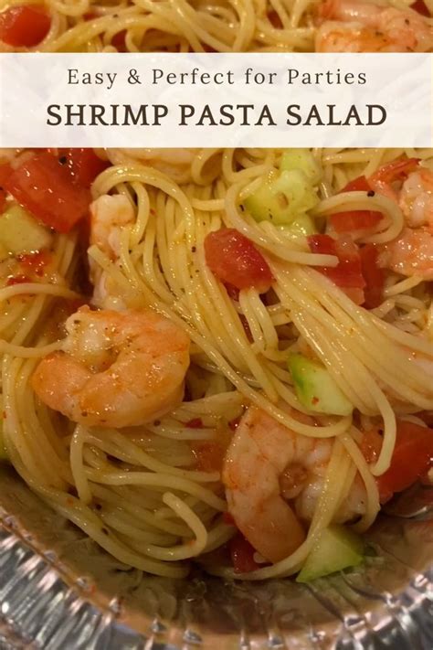 Shrimp Pasta Salad Artofit