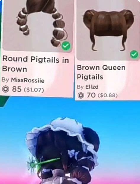 Roblox Hair Combos Brown