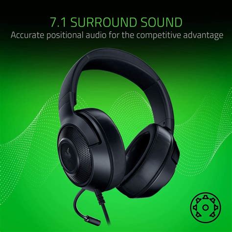Razer Kraken X Essential Wired Gaming Headset – Black – Top Supply
