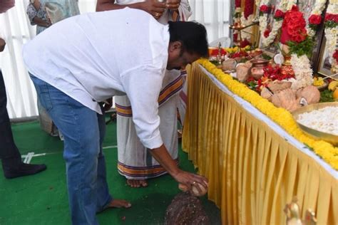 Photos Nithiin Merlapaka Gandhi Movie Opening Telugubulletin