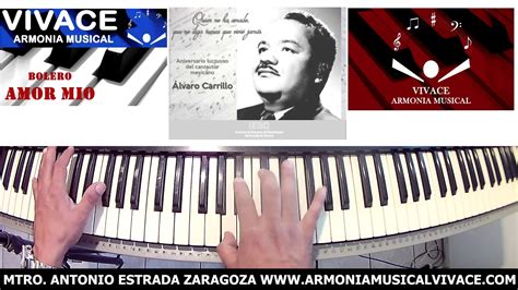 Amor Mio De Alvaro Carrillo Piano Tutorial Youtube