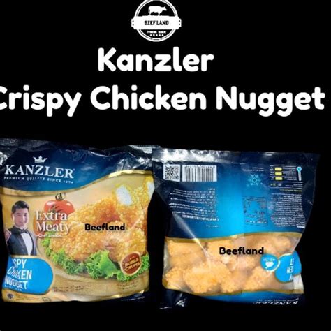 Jual Kanzler Crispy Chicken Nugget Cordon Bleu Smoked Beef Shopee Indonesia