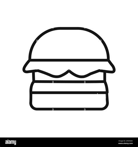 Hamburger Icon Linear Vector Graphics Sign Or Symbol Set For Web App Ui Stock Vector Image And Art