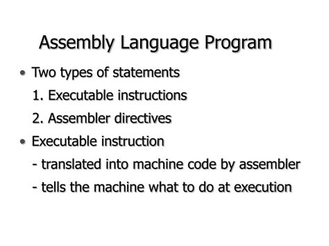 Ppt Chapter 2 Introduction To Computer Architecture And Assembly