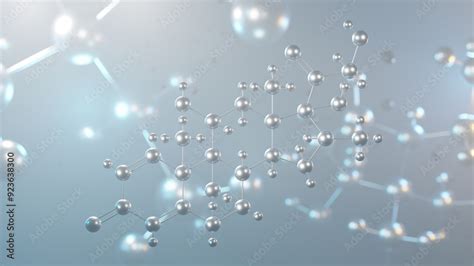 Dexamethasone Molecular Structure 3d Model Molecule Glucocorticoid