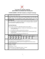 Foundations Of Digital Technology Introduction To Database Course Hero