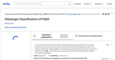 Histologic Classification Of Fsgs