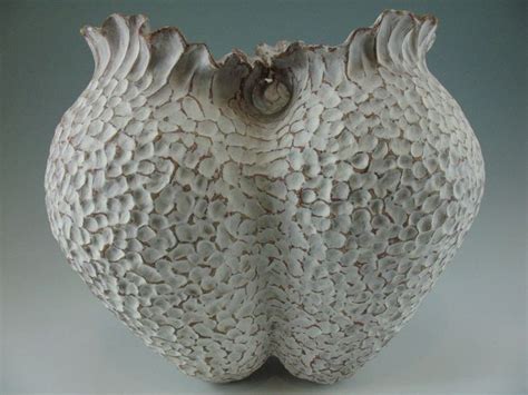 Elizabeth Shriver Tripod Vessel 16 X16 X16 Clay Vase Ceramic