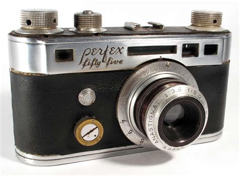 Perfex Fifty Five Very Rare Leica Copy 35mm Camera From The Candid