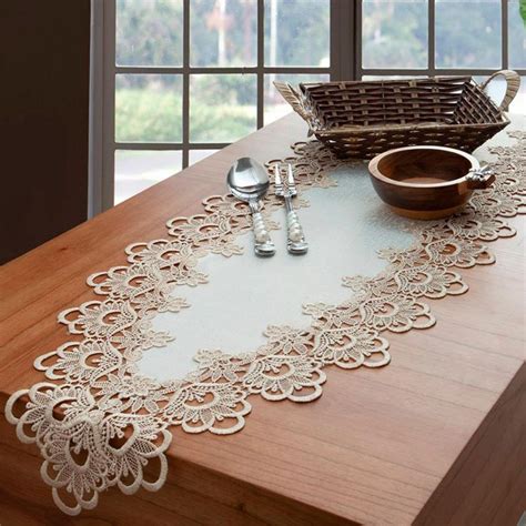 Caminho De Mesa Retangular F0b Table Cloth Edible Lace Lace Table