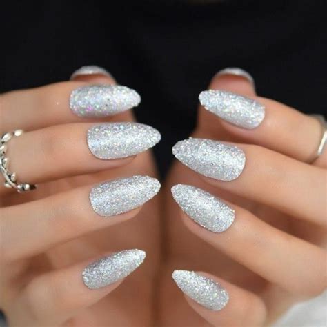 Дизайн Ногтей 2020 Белые С Блестками — Richnail.ru