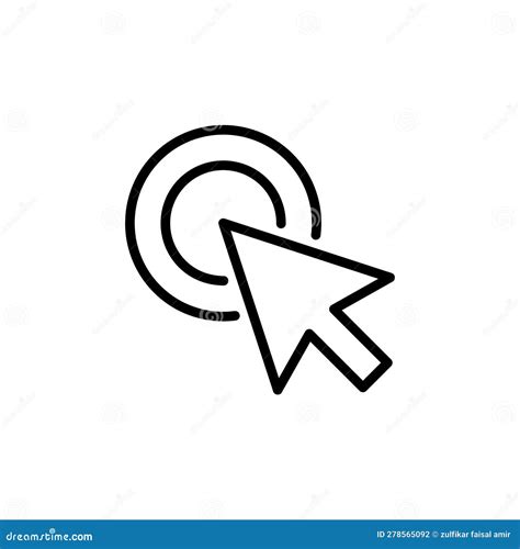 Click Icon Pointer Arrow Icon Cursor Icon Vector Stock Vector