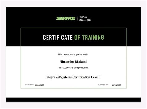 Himanshu Bhakuni On Linkedin Integrated System Certification Level 1 🎉