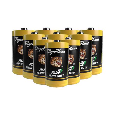 Tiger Head Battery Carbon Zinc Plus Heavy Duty Battery R20p