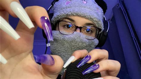 ASMR Extra Long Nails For Extra Aggressive Mic Scratching YouTube