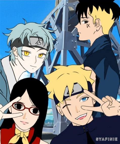 Pin de gjarpër helmues em Time 7 Sarada uchiha Nova geração