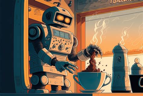 Sexy Coffee Robot