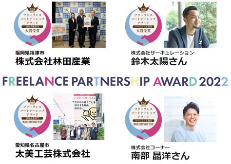 第4回フリーランスパートナーシップアワード受賞者が決定 フリーランス協会ニュース