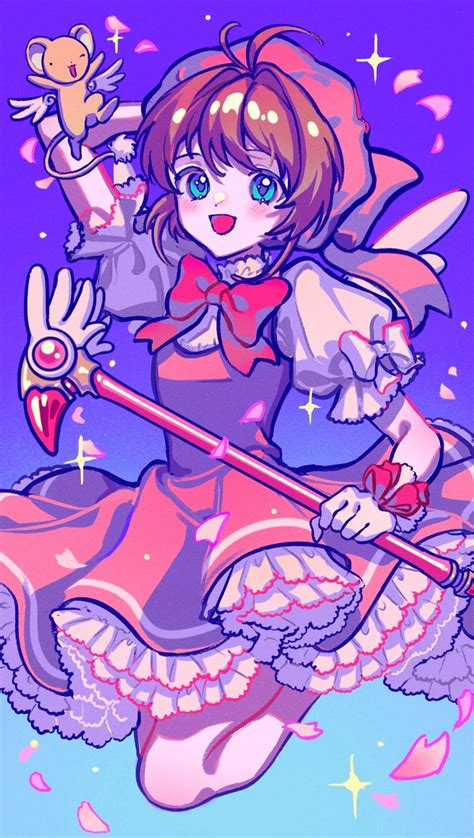 Kinomoto Sakura And Kero Cardcaptor Sakura Drawn By Haru4aki Danbooru