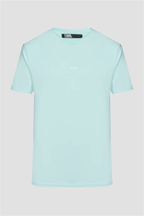 Мужская мятная футболка Karl Lagerfeld 532221.755080;510 — Ultrashop