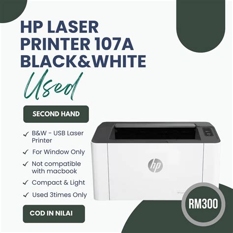 HP 107a Laser Printer, Computers & Tech, Printers, Scanners & Copiers ...