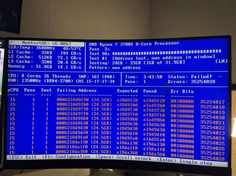 memtest86 errors this can t be good right r pchelp