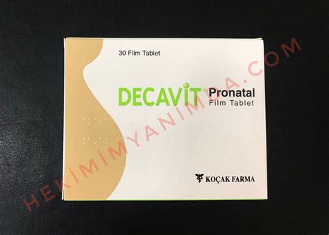 Decavit Pronatal Erkekler De Kullanabilir Mi • Hekimim Yanımda