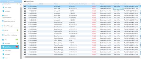 EFax PracticeSuite Help