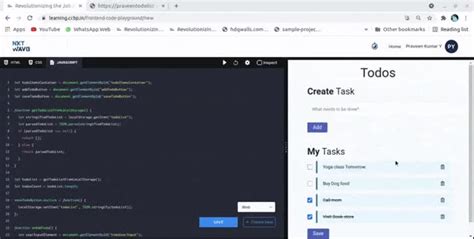 praveen kumar on linkedin day30 ccbp nxtwave 30daysofcode javascript todo html css coding…