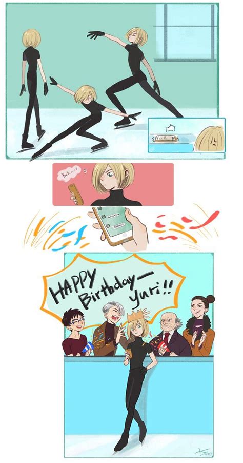 Pin By ♡mariah♡ On Hbd Yuri Plisetsky Yuri On Ice Yuri On Ice Comic