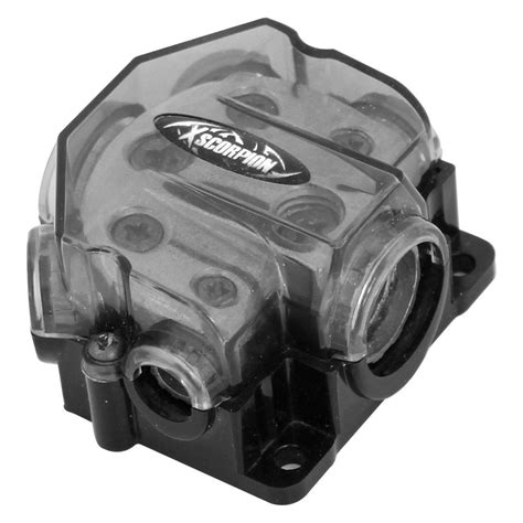 Xscorpion 1 0 2 4 8 Gauge Ground Power Amp Distribution Block Awg Gdb1