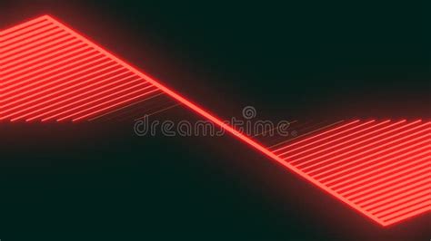 Dynamic Red Waveform With Clean Modern Lines On Dark Background Stock Video Video Of Spaced
