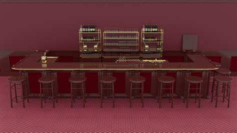 Bar 3d Model Turbosquid 1684096